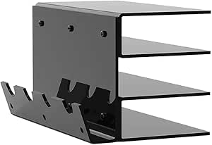 Amazon.com: Modern Acrylic Keyboard Mouse Stand Organize and Clean Up ...