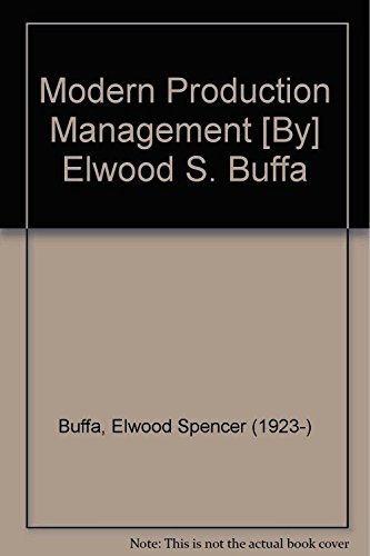 Modern Production Management : Amazon.in: Books