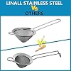 Amazon.com: Fine Mesh Strainer For Bar -Stainless Steel Conical ...