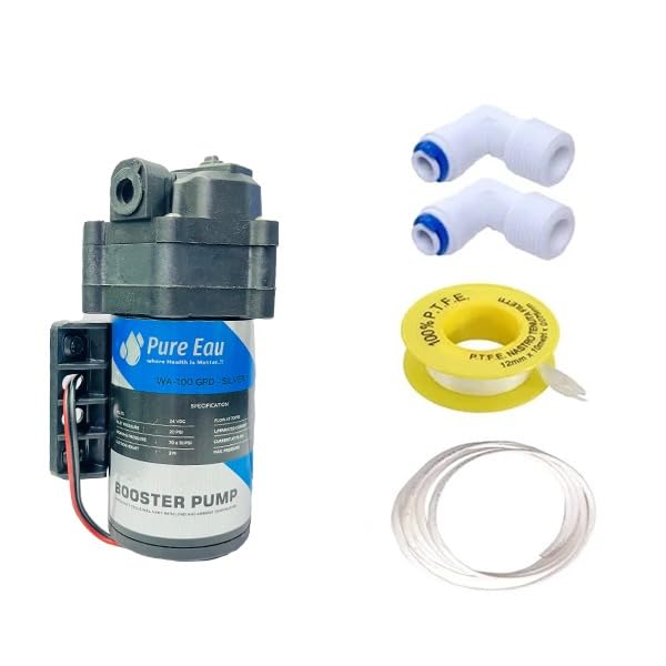 PURE EAU RO Booster Pump Motor 100 GPD Heavy Duty Diaphragm Motor ...