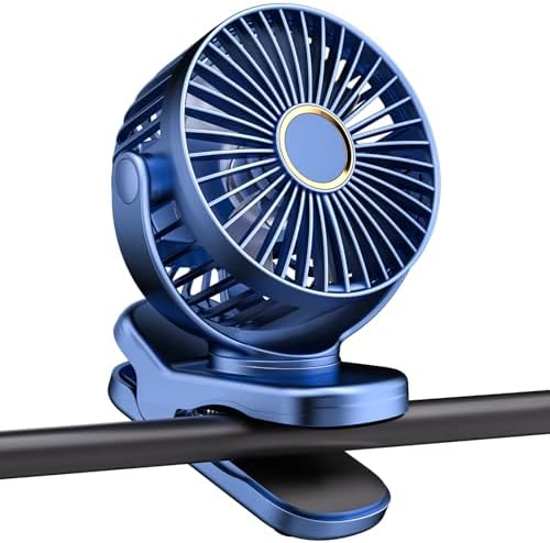 Amazon.com: FrSara USB Battery Powered Clip on Fan, Portable Small Fan ...