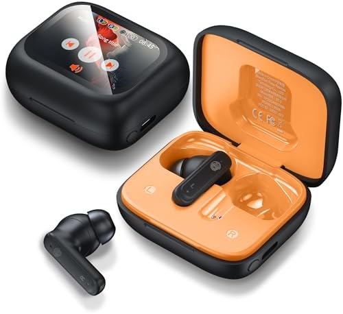 THREE PEACHES Wireless Earbuds Touch Screen ANC Active Noise Cancelling ...