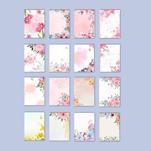 EKDALI Multi Coloured Small Notecards (3x4 Inches, 350 GSM), center ...