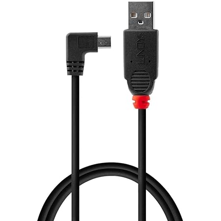 Lindy 31971 - Cavo USB 2.0 Tipo A / Mini-B ad angolo, 1m : Amazon.it ...