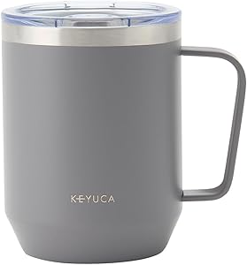Amazon.co.jp: [ケユカ] KEYUCA 真空断熱ステンレスマグ 300ml フタ付き ダークグレー : ホーム＆キッチン