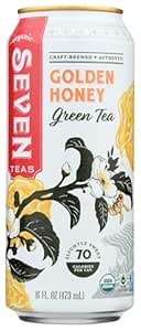 Amazon.com : Seven Teas Organic Golden Honey Green Tea, 16 Fz : Grocery ...
