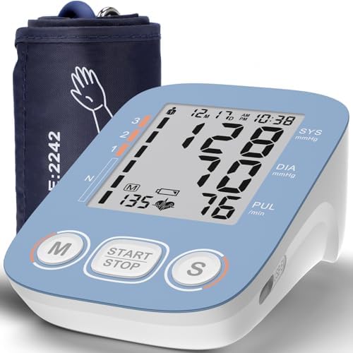 Amazon.com: Blood Pressure Monitor, Automatic Upper Arm Blood Pressure ...