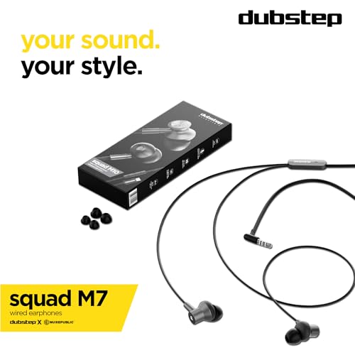 Dubstep Squad M7 with X-Bass Technology, 10mm Dynamic Drivers, Mobile ...