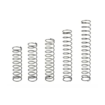 10pcs Wire Dia 0.9mm Length 10-100mm Compression Spring Steel ...
