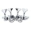 Guyker Guitar Bass Tuners (4 for Right) - 1:17 Ratio Headstock Sealed ...