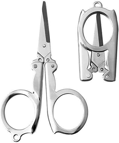 ScentRose Small Folding Cutting Scissor for Travelling/Pocket Scissor ...