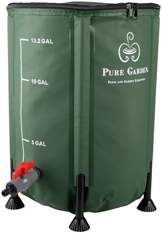 Amazon.com : Rain Barrel - 13.2-Gallon/50-Liter Collapsible Water ...