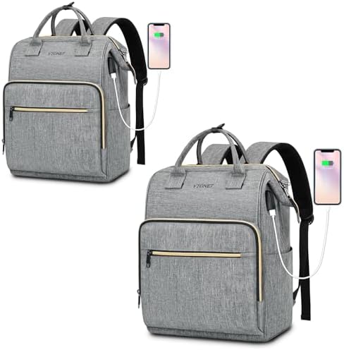 Amazon.com: Ytonet Laptop Backpack for Women, Travel Work Bag with RFID ...