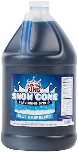 Amazon.com: TableTop King 1 Gallon Blue Raspberry Snow Cone Syrup - 4 ...
