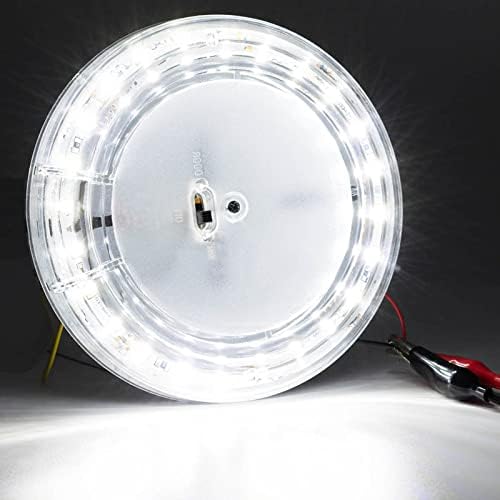Amazon.com: AUTOXBERT 5 Inch Round RV Caravan Truck 12V LED Dome Light ...