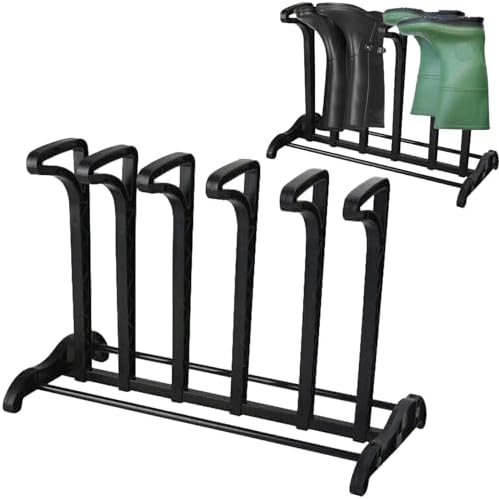 Buystarget Welly Boot Rack Holds 3 Pairs Walking Boots Wellies Riding ...
