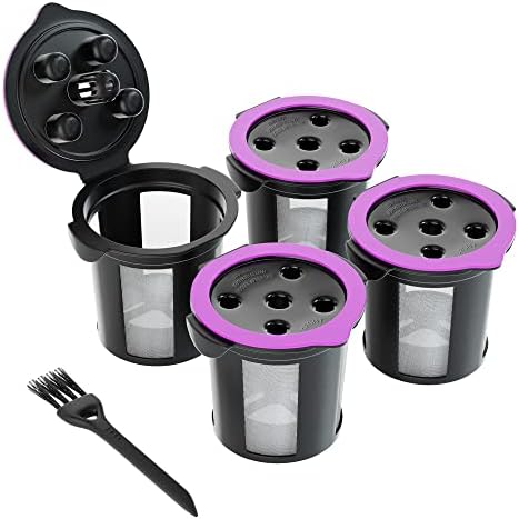 4 Reusable K Cups for Keurig Supreme, K-Supreme Plus, K Slim, K-Classic ...