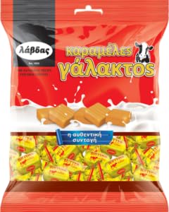 Amazon.com : Generic Greek Milk Lavdas Toffee Candies 360g : Grocery ...