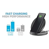 TYLT Crest - Convertible 10W Qi Desktop Wireless Charger, Black : Amazon.in: Electronics