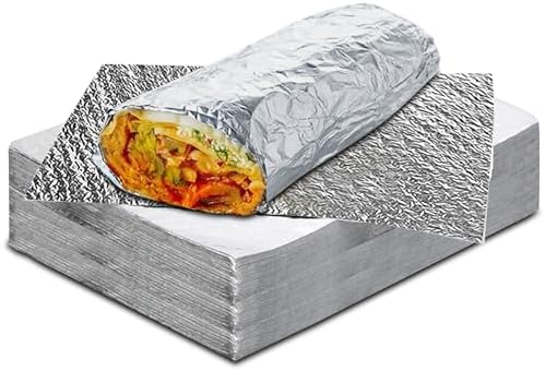 Amazon.com: Insulation Sandwich Wrapping Paper Aluminum Foil Sheets ...