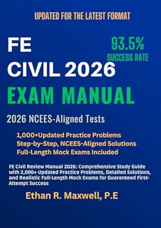 Amazon.com: FE Civil Review Manual 2026: Comprehensive Study Guide with ...