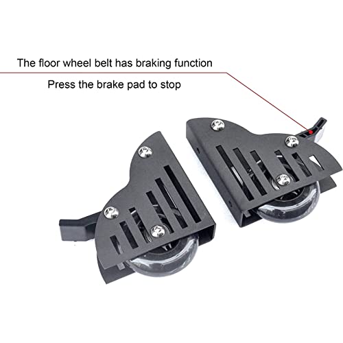 Stand Up Sliding Library Ladder Hardware Kit 3.3ft-20ft，Round Tube ...