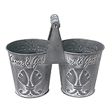 ・ブランド:東洋石創・商品サイズ（mm）：W240×H190×D120・材質：鉄製・生産地：中国・とってもかわいいバケツです・見せるおしゃれ小物としても