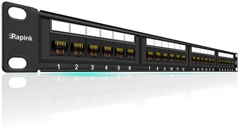 Cable Matters UL Listed Rackmount or Wall Mount 1U 24 Port Network ...