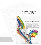 Amazon.com : 50Pcs 11" x 14" Poster Board White Small Poster Board Bulk ...