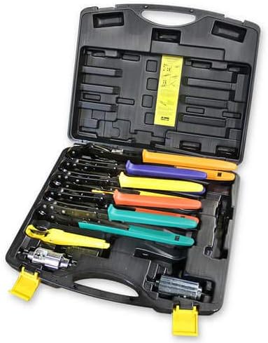 Viega Complete PEX Press Tool Set (3/8", 1/2", 5/8", 3/4", 1" Press ...