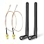 Bingfu WiFi Antenna Dual Band 2.4GHz 5GHz 3dBi MIMO RP-SMA Connector ...