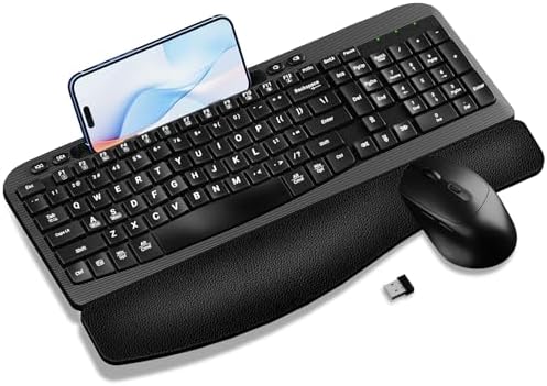 Amazon.com: Wireless Keyboard and Mouse Combo, Wave Keys Computer ...