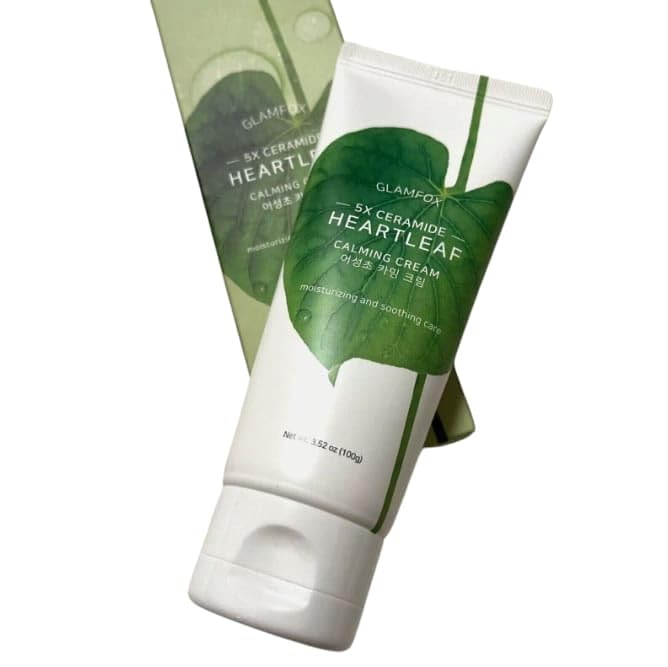 Amazon.com: Glamfox Heartleaf 5x Ceramide Calming Cream - Soothing ...