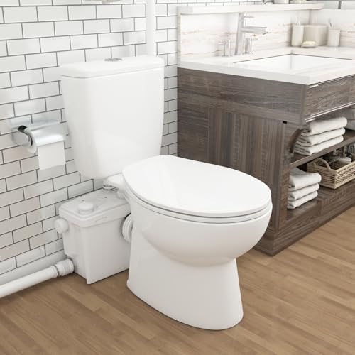 HIGH POWER 800W Macerating Toilet System, Powerful Upflush Toilet For ...