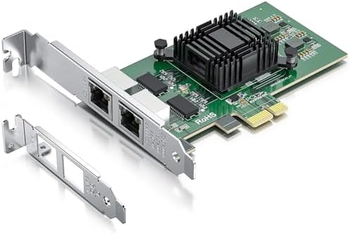 Amazon.com: Dual-Port PCIe Gigabit Ethernet Server Adapter with ...