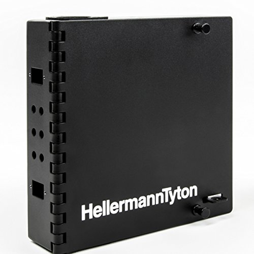 Amazon.com: HellermannTyton FEWM6 Wall Mount Fiber Enclosure - Unloaded, Accepts 1 Adapter Panel ...