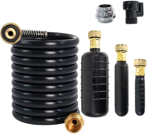 Drain Cleaning Bladder Kit, Including 3 Sizes Rubber Bladders, 10 Ft ...