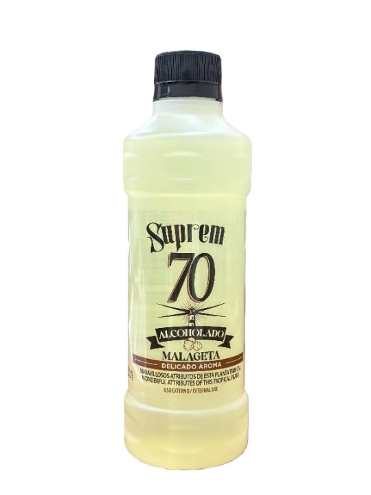 Amazon.com: Supremo Superior 70 Alcoholado Malageta 12 floz with a comb ...