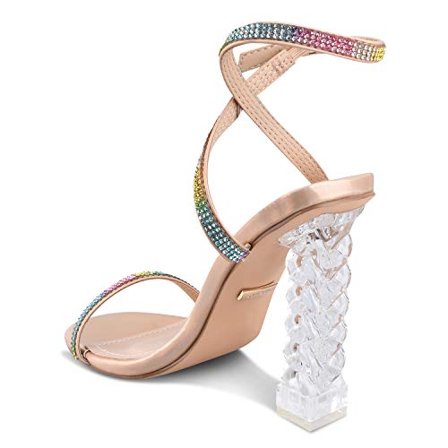 Buy Stelatoes Women's Synthetic Champion Sandals (Heel Height : 4.7 ...