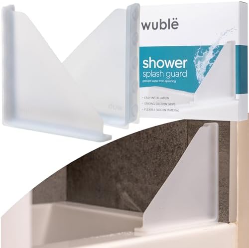 Amazon.com: Bathtub Corner Splash Guard 2 Pieces Large Shower Guard ...