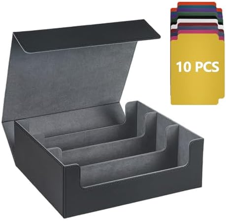Amazon.com: Flythww Trading Card Storage Box, 1800+ MTG Commander Card ...