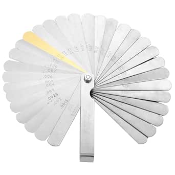 Hardys 32-Blade Feeler Gauge Set - 0.0015-0.035" / 0.04-0.88mm Metric ...
