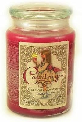 Amazon.com: Courtney's Candles Vanilla Bean Maximum Scented 26oz Large ...