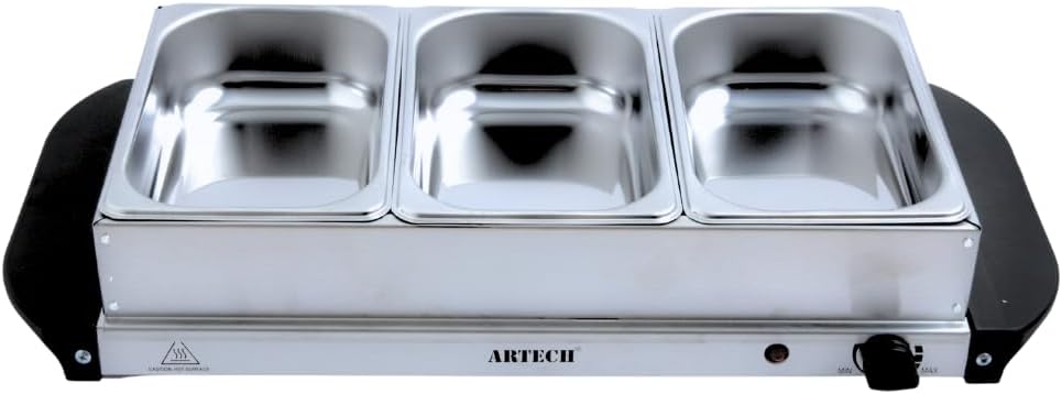 Daewoo Buffet Server, 18/10 Steel : Amazon.co.uk: Home & Kitchen