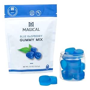 Amazon.com : MAGICAL BUTTER Organic Premium Blue Raspberry Gummy Mix ...
