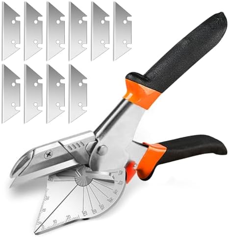 Multi Angle Miter Shear Cutter Hand Tools,45-135 Degree Adjustable ...