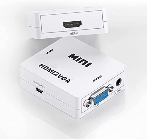 ikis 15-pin Portable VGA to hdmi Adapter/Converter with Audio (Old PC ...