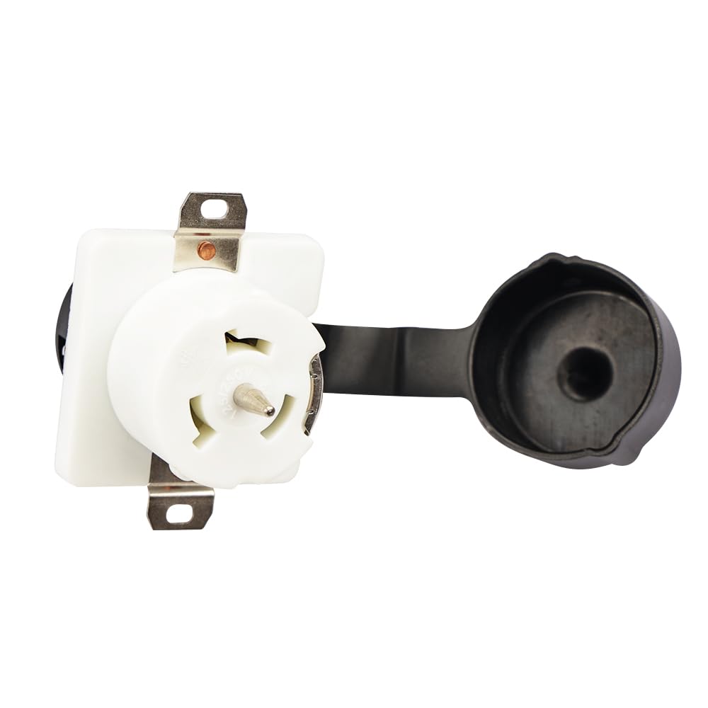 Veepeak 50 Amp Flush Outlet Receptacle, 125/250 Volt NEMA SS2-50R ...