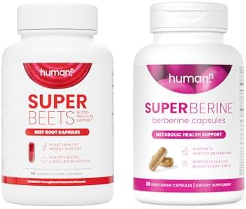 Amazon.com: HumanN SuperBeets Beet Root Capsules & SuperBerine : Health ...