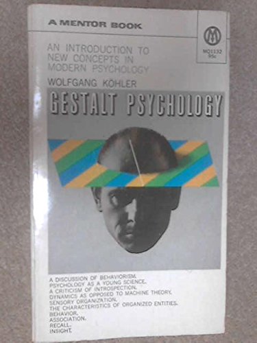 Gestalt Psychology: KOHLER, Dr. Wolfgang: Amazon.com: Books